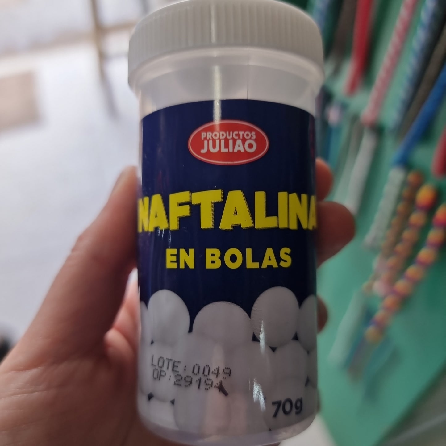 NAFTALINA BOLAS 70 GR – AGROTODO