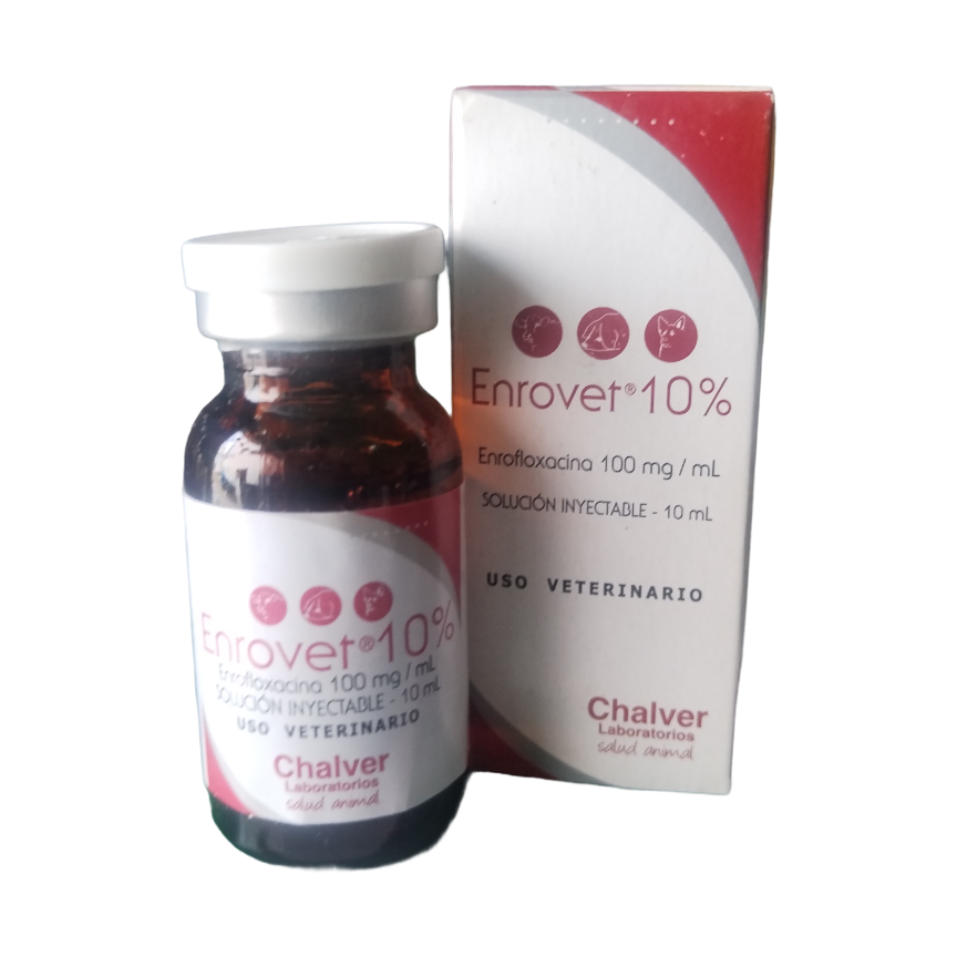 ENROVET 10% INYECTADO (Enrofloxacina) – AGROTODO